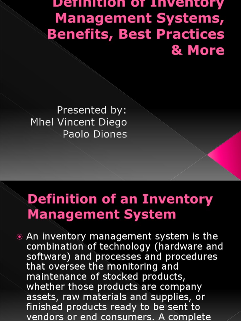 What Is An Inventory Management System | PDF | Barcode | Inventory