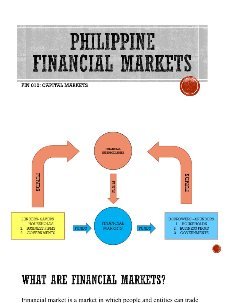 PHILIPPINE Financial Markets | PDF | Financial Markets | Securities ...