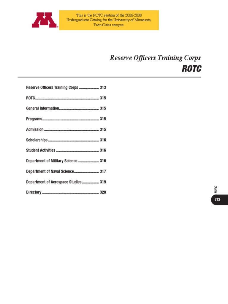ROTC in Cnu | PDF | Reserve Officers' Training Corps | Officer (Armed ...
