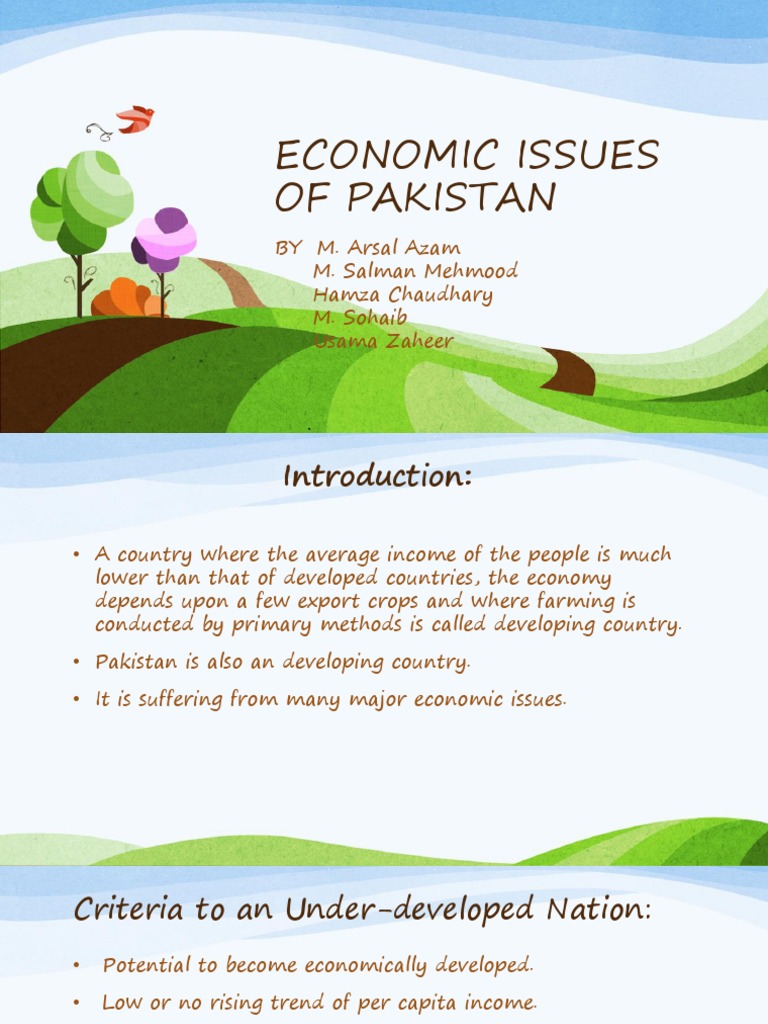 Economic Issues of Pakistan & Solutions | PDF | Inflation | Poverty