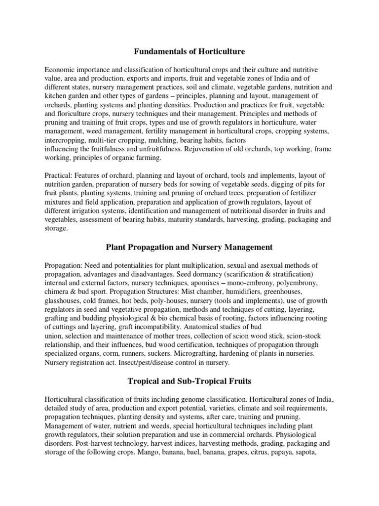 Fruit Science | PDF | Plant Breeding | Heredity