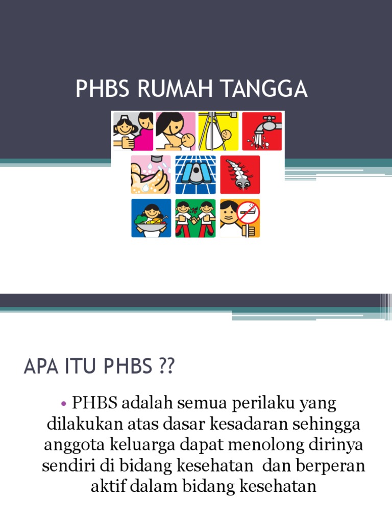 Lembar Balik PHBS RT | PDF