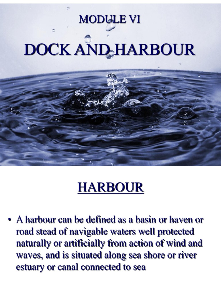 TE 2 Dock and Harbour 2013 | PDF | Harbor | Wharf