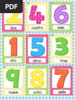 Lotería de Números del 1 al 20 | PDF | Rectángulo | Politopos