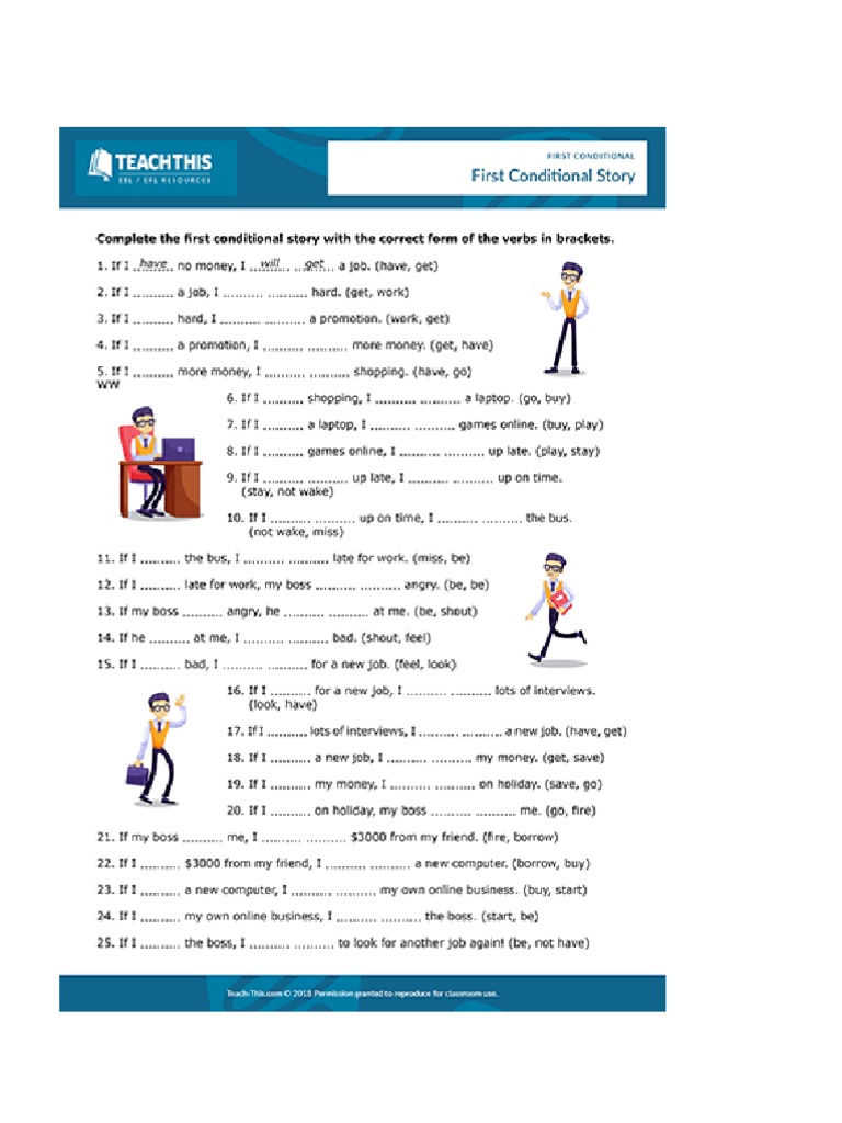 First Conditional Story | PDF