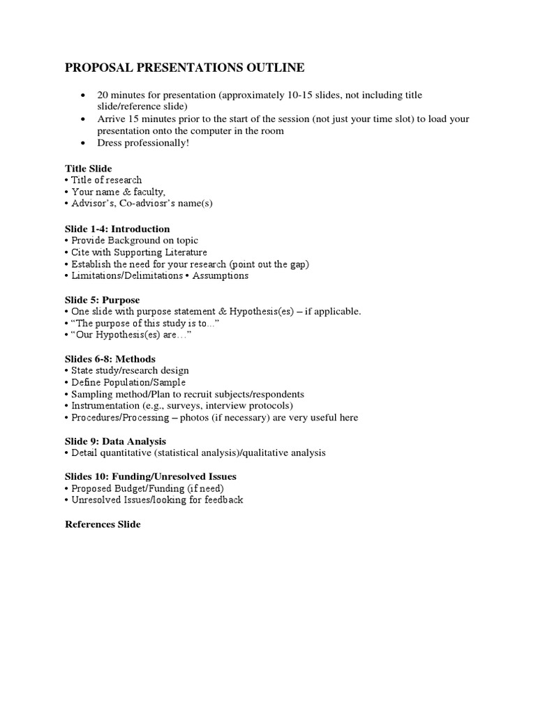 Proposal Outline Upsi | PDF