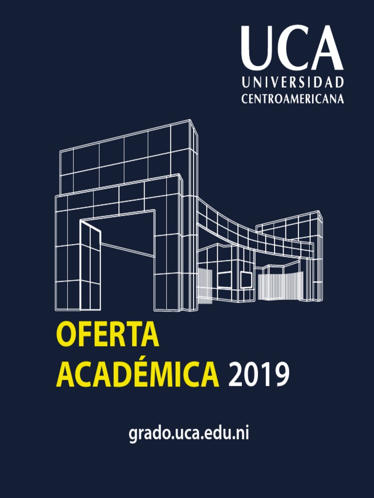 Oferta Académica UCA, Nicaragua | PDF | Sicología | Presupuesto
