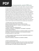 25 Ejercicios Planea y Respuestas | PDF | Amor | Elemento transponible