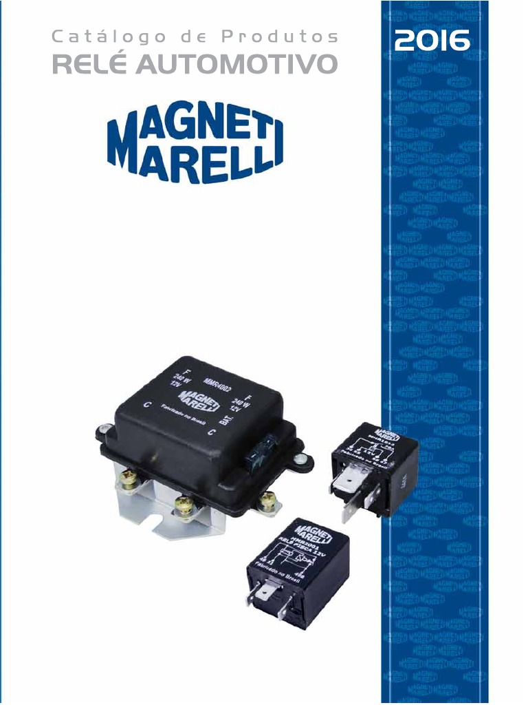 Magneti Marelli Catalogo Relé Automotivo 2016 | Relé | Fabricantes de ...