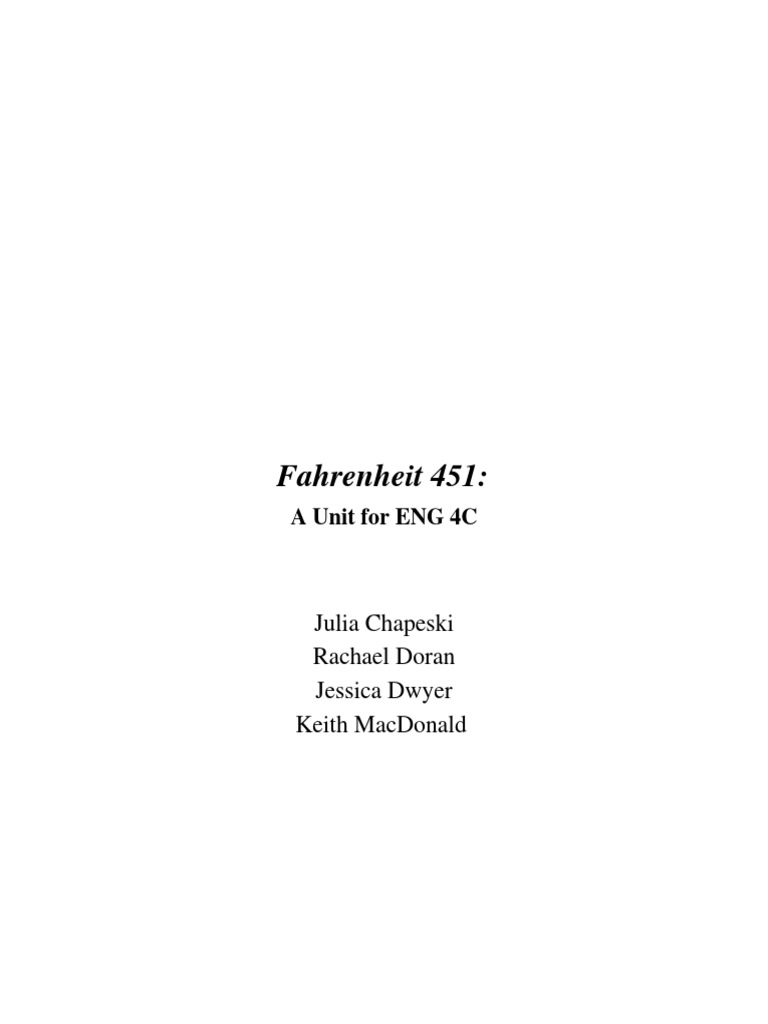 Impact of Clarisse on Montag's Journey | PDF | Utopian And Dystopian ...