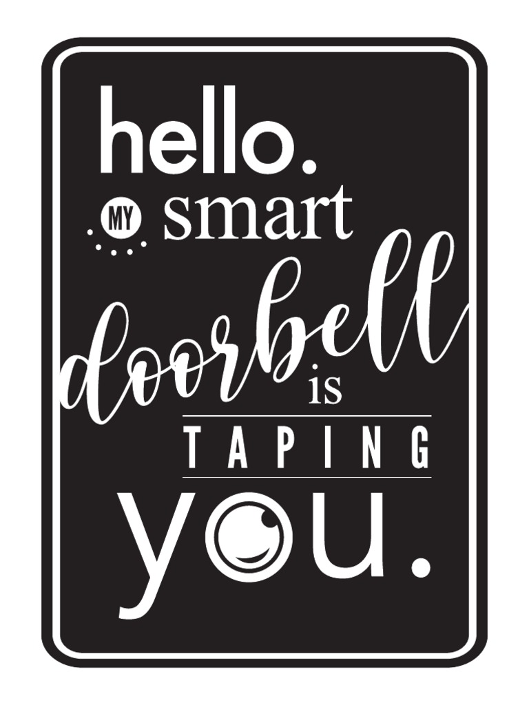 Doorbell Sign 4