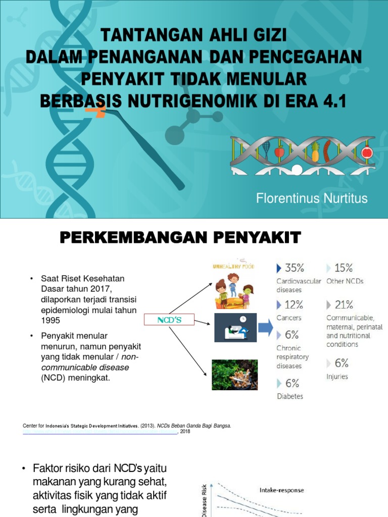 Tantangan Ahli Gizi Nutrigenomik Titus | PDF