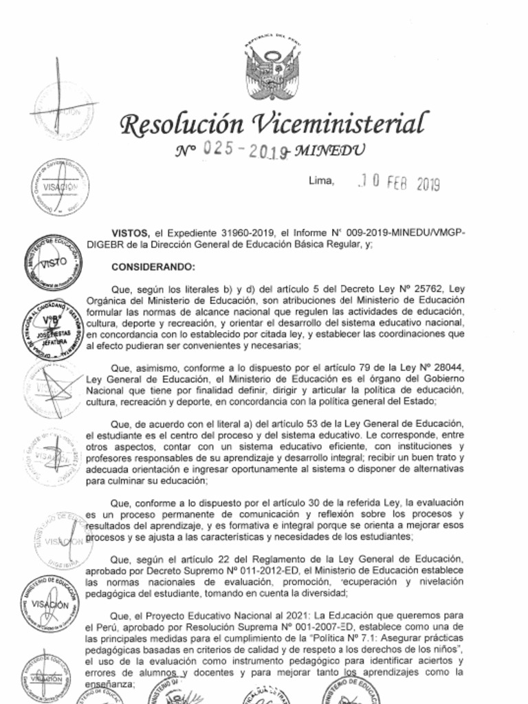 RVM 025 2019 MINEDU - Anexos Norma Tecnica Disposiciones Orientan ...