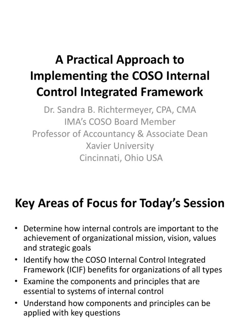 COSCO Framework | PDF | Internal Control | Enterprise Risk Management