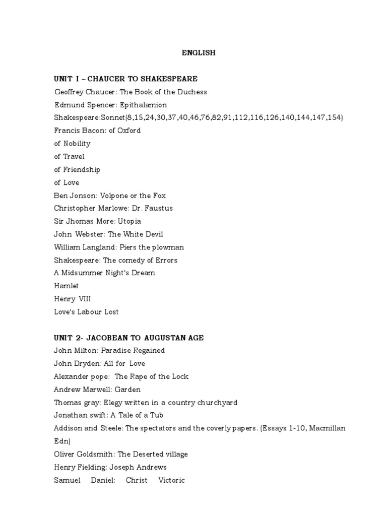 Eng PDF | PDF | English Literature | English Language Literature