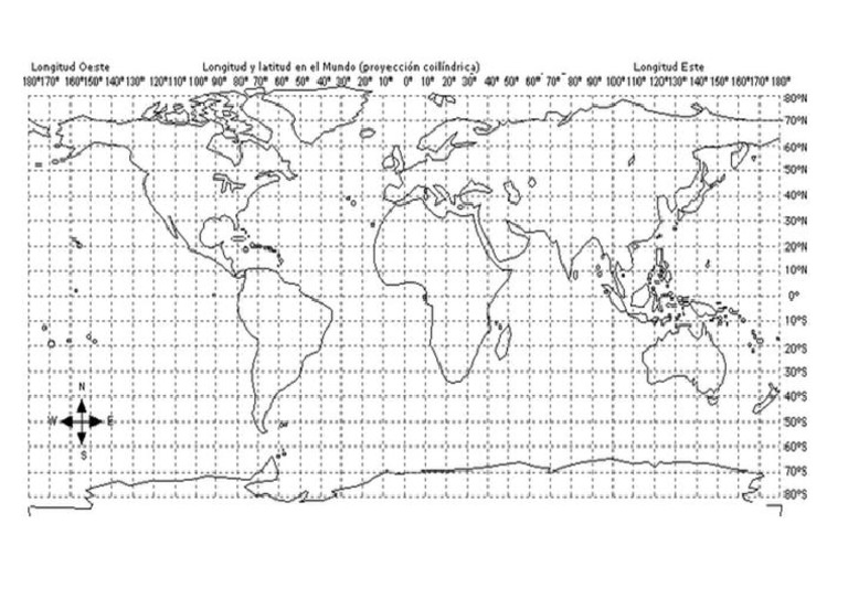 Mapa Coordenadas Geográficas | PDF