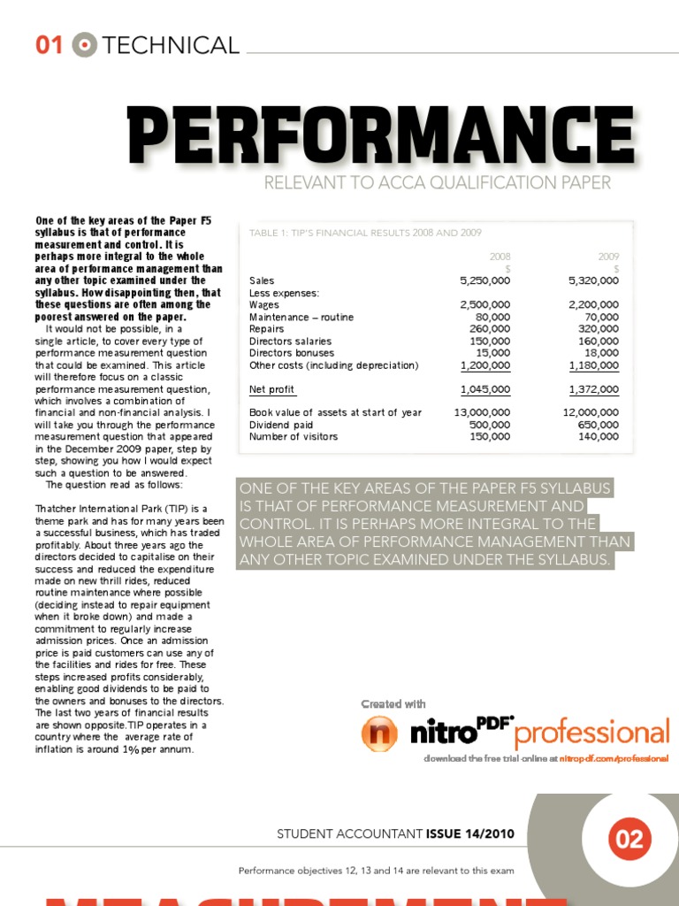 Performance Management | PDF