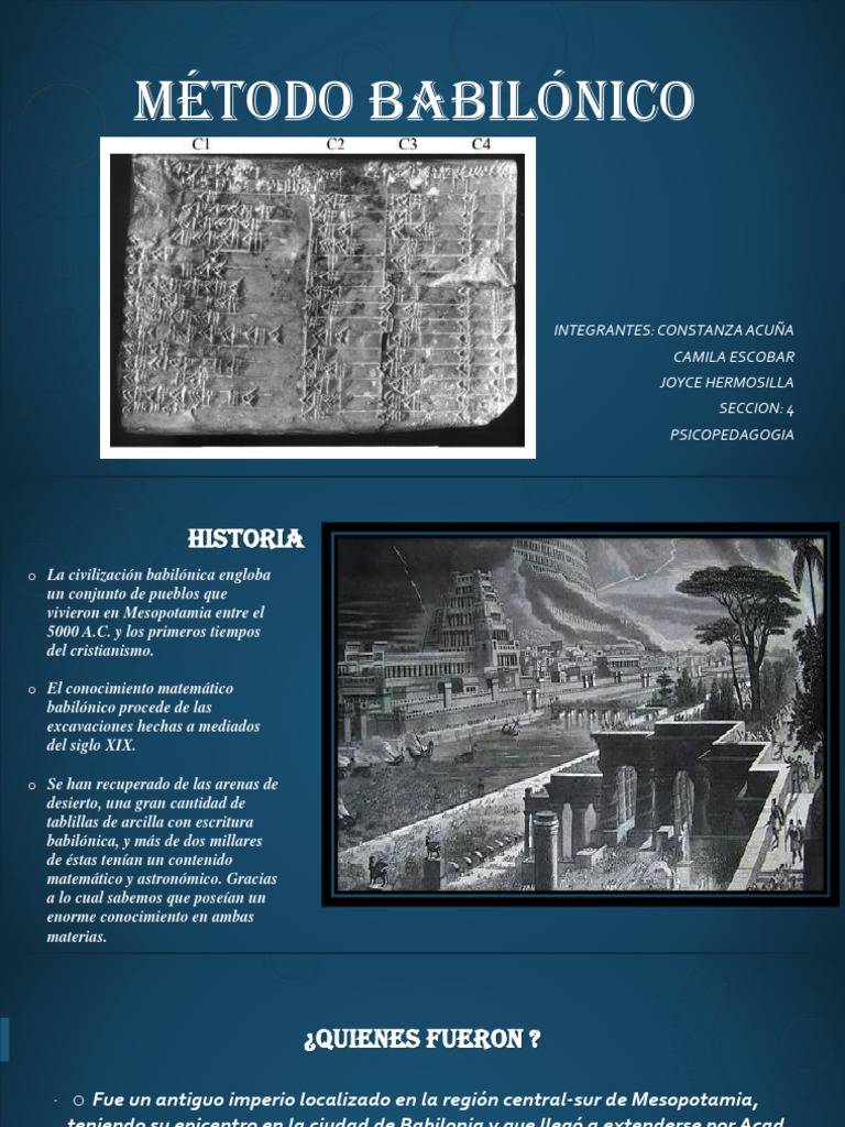 Método Babilónico | PDF | Babilonia | Mesopotamia