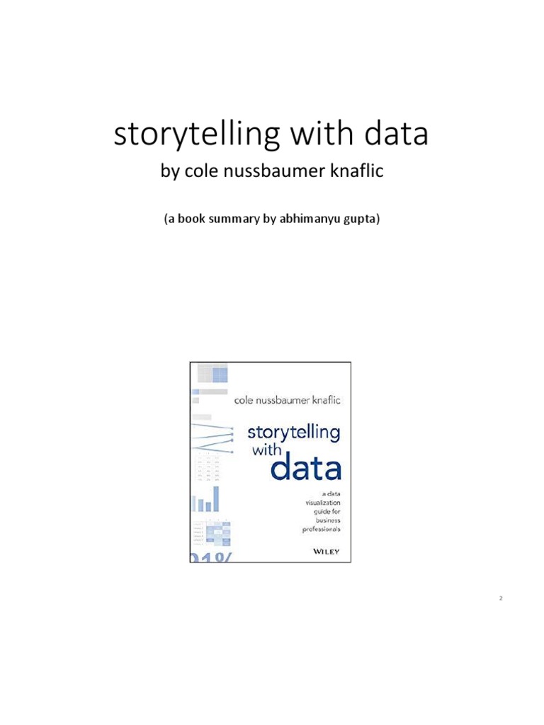 Storytelling With Data | PDF | Memory | Attention