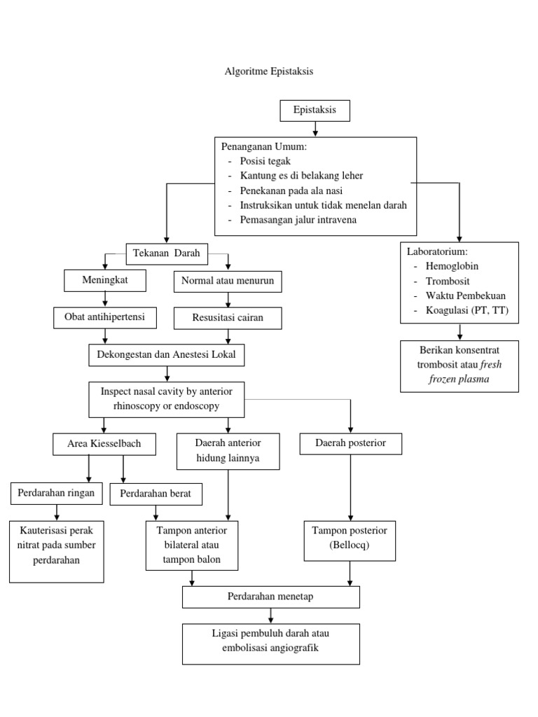 Tatalaksana Epistaksis Anterior | PDF