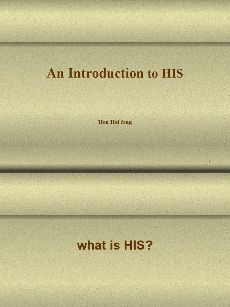 Hospital Information System Overview | PDF | Hospital | Health Care