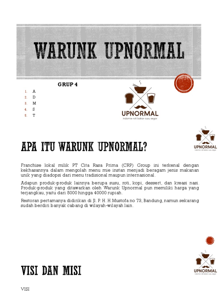 Franchise Warunk Upnormal 2 | PDF