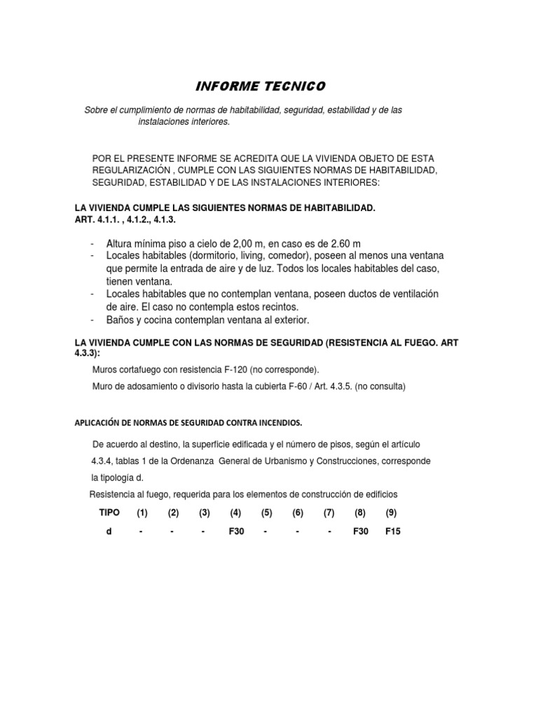 Informe Tecnico | PDF | Albañilería | Ventana