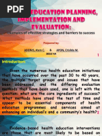Health Education - Lecture Notes PDF | PDF | Behavior | Behavioural ...