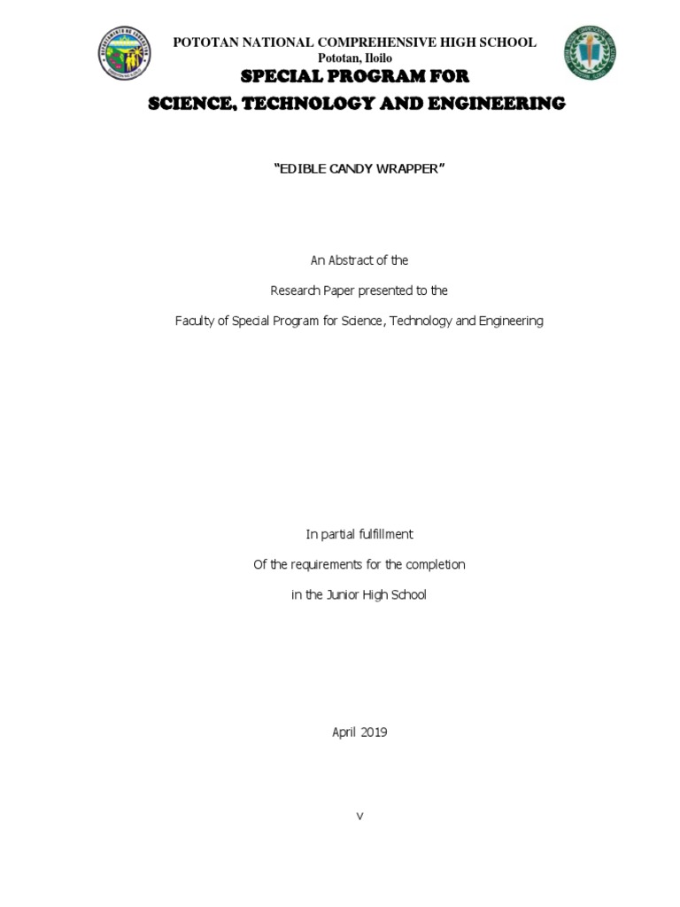 Edible Candy Wrapper/edible Bioplastic | PDF | Biodegradation | Plastic