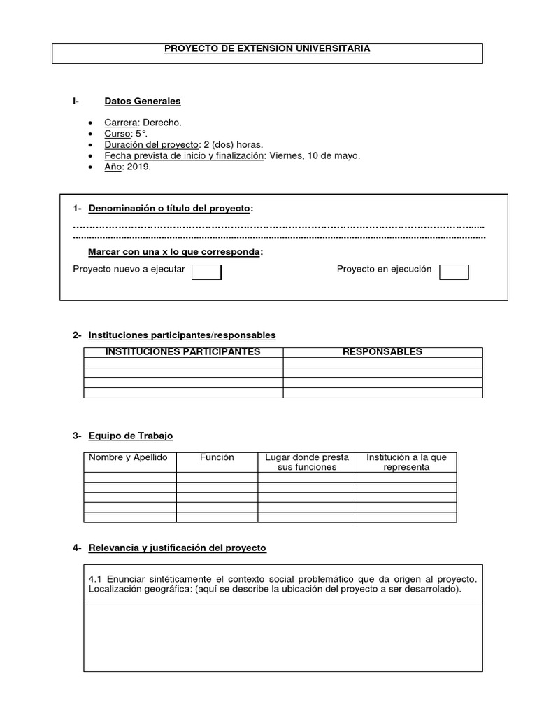 Proyecto de Extension Universitaria | PDF | Finanzas y dinero | Arte