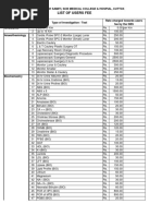 Anand Diagnostic Laboratory Test Price Details | PDF | Medical ...