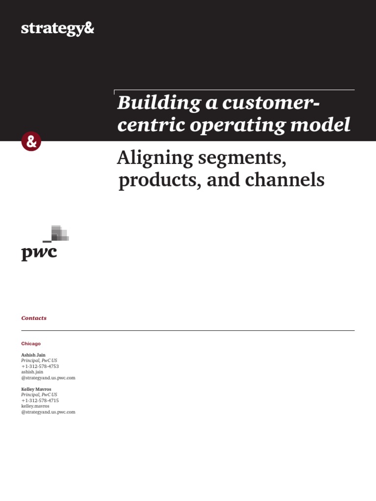 Customer Centric Operating Model - Strategy& | PDF | Strategic ...
