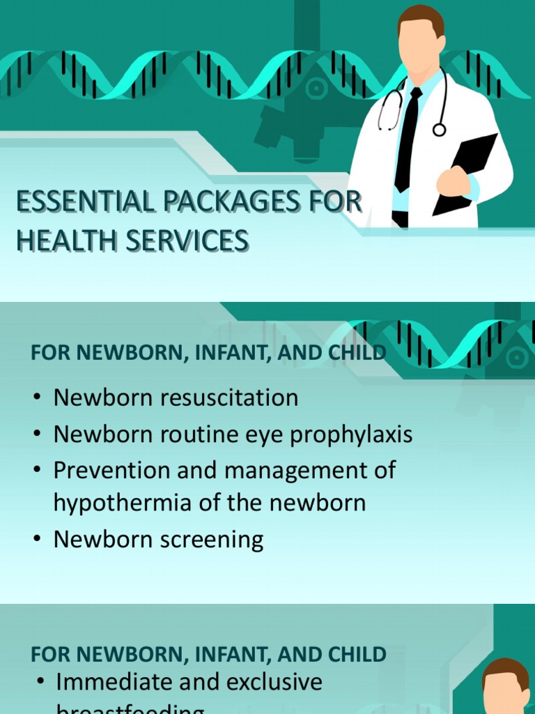 Essential Health Packages | PDF | Cancer | Infants