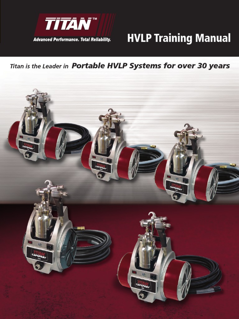 jb70265b Titan HVLP Training Manual | PDF | Gases | Mechanical Engineering