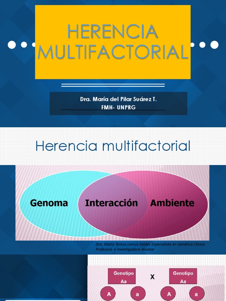 Herencia Multifactorial II | PDF | Trastorno genético | Gemelo