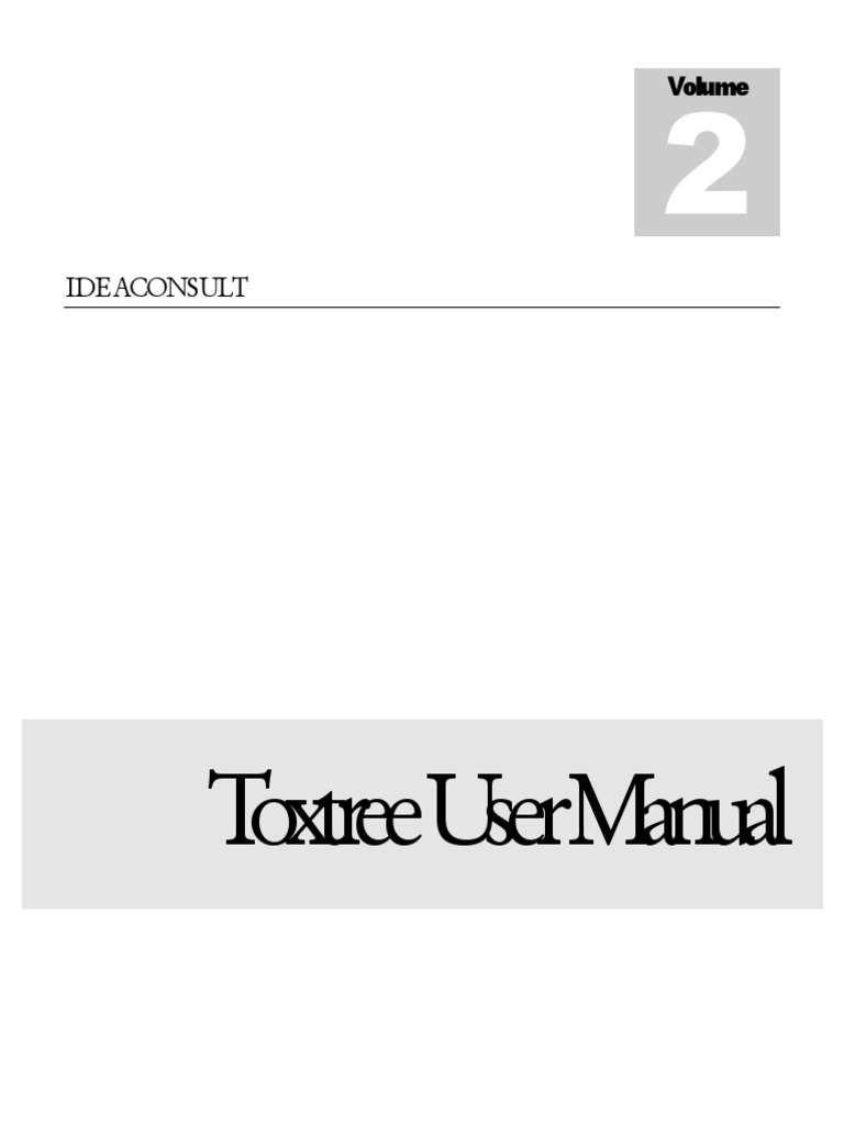 Toxtree User Manual | PDF | Toxicity | Quantitative Structure–Activity ...