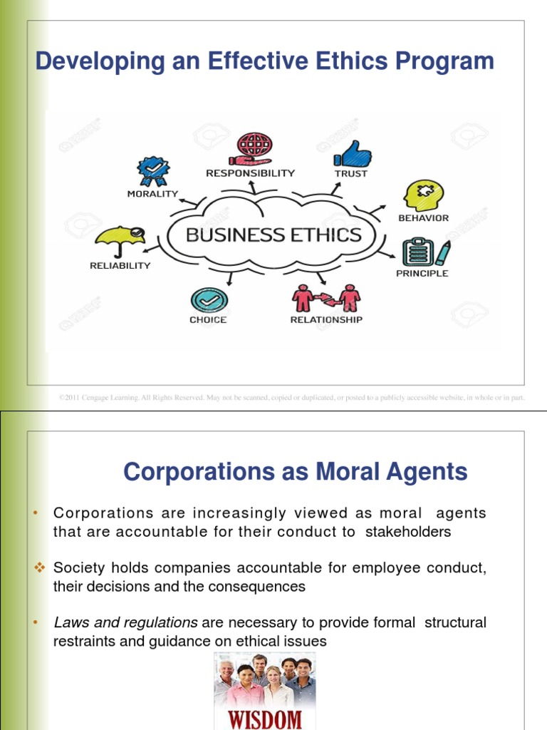 Developing An Effective Ethics Program | PDF | Business Ethics ...