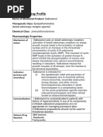 Salbutamol Weaning Plan for Children | PDF | Caregiver | Health Care