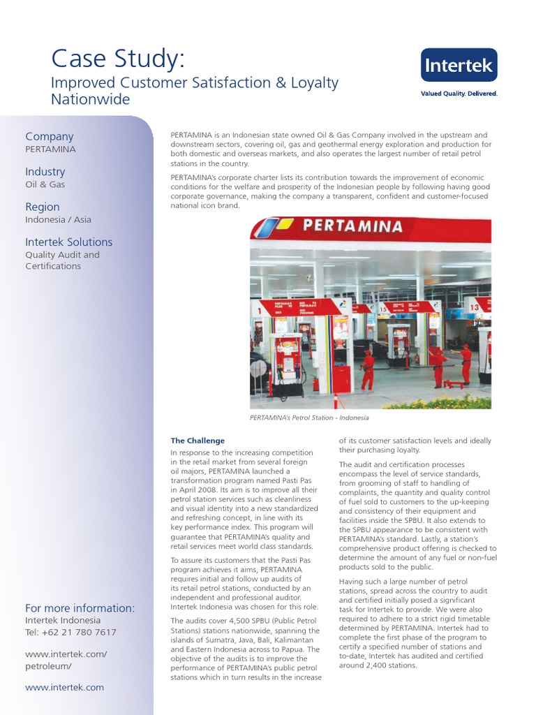 Pertamina Case Study PDF | PDF | Indonesia | Gasoline