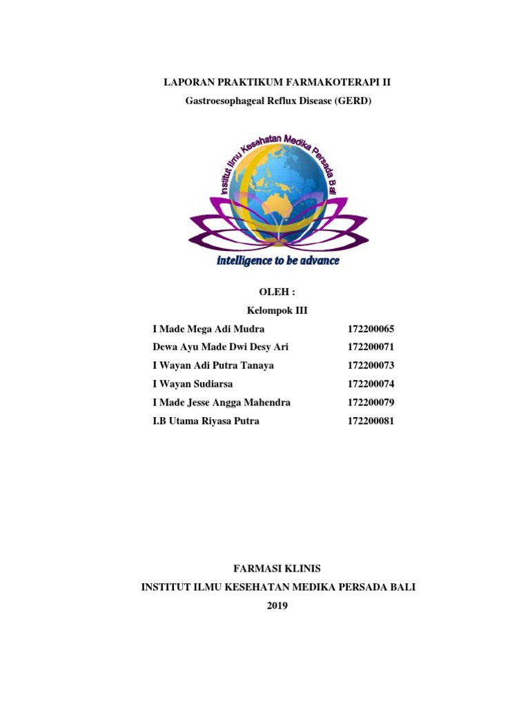 Laporan Praktikum GERD | PDF | Pengembangan Diri | Sains & Matematika