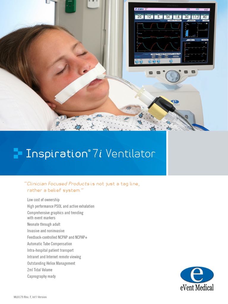 Inspiration 7i Ventilator Brochure | PDF | Breathing | Respiration