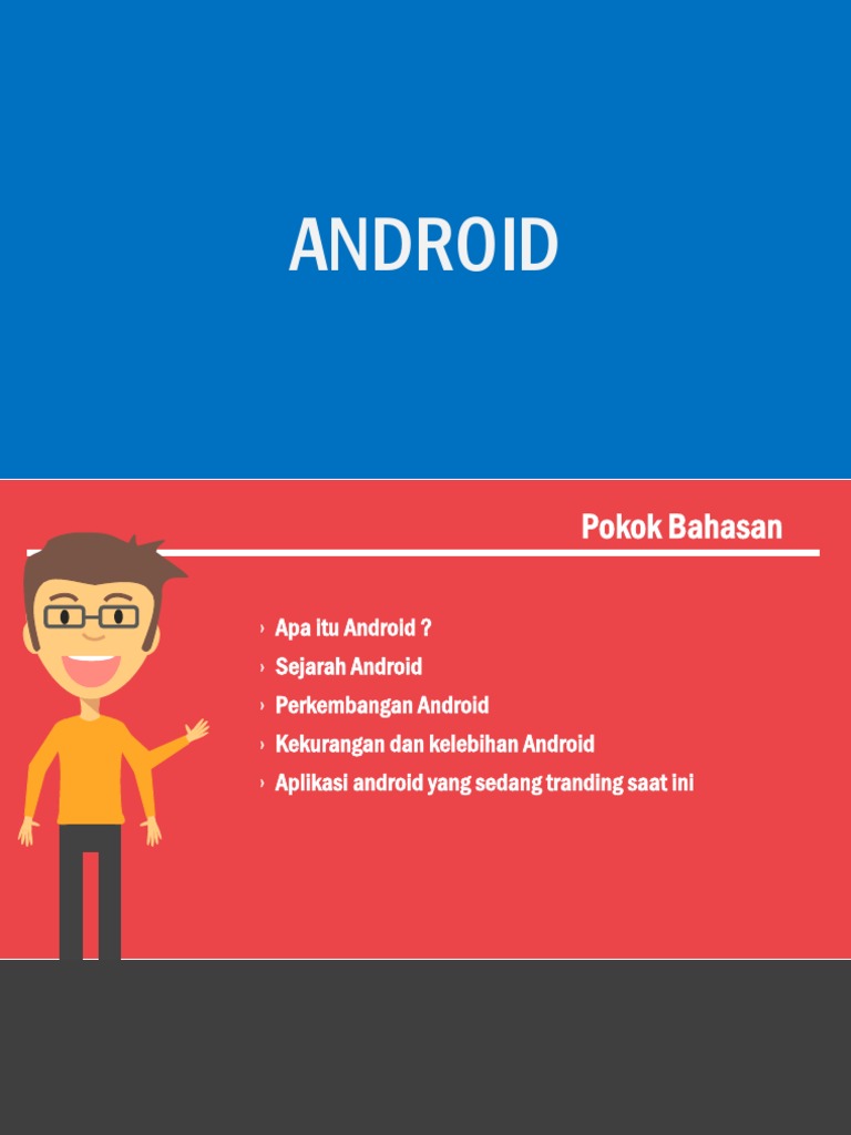 ANDROID Pengertian, Sejarah, Perkembangan Besrta | PDF