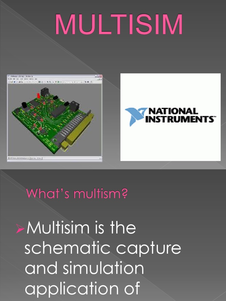 Multism Intro | PDF | Simulation | Electronics