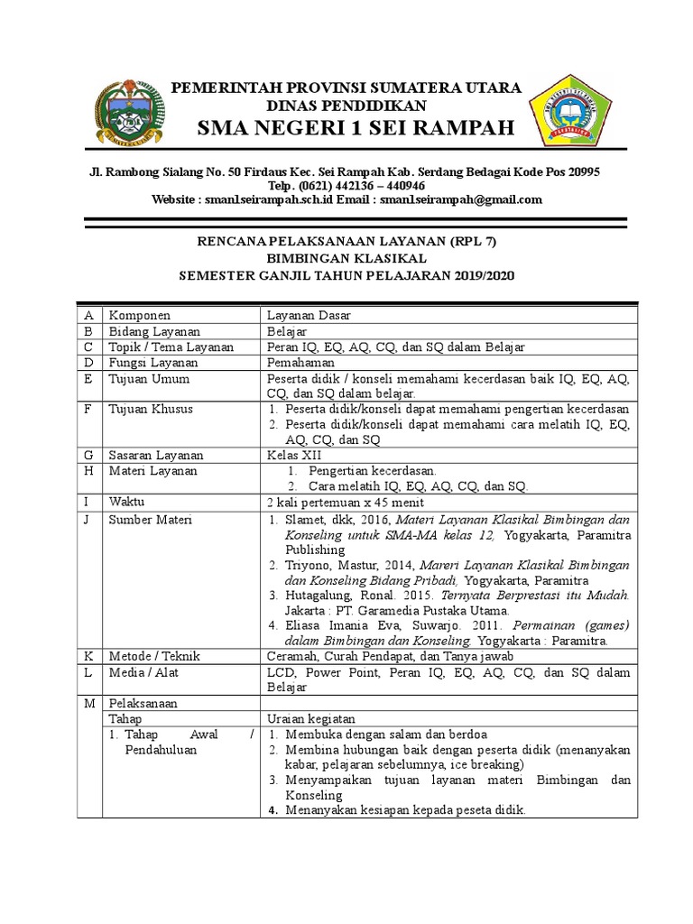 RPL 7 Iq, Eq, Aq, CQ, SQ | PDF