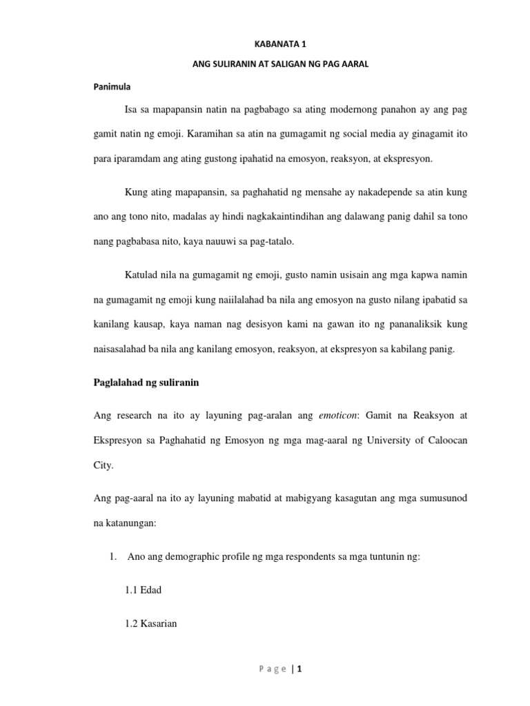 KULANG | PDF