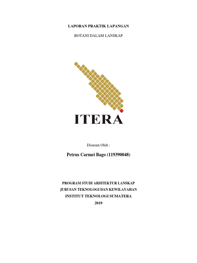 Laporan Kebun Raya Itera Petrus | PDF