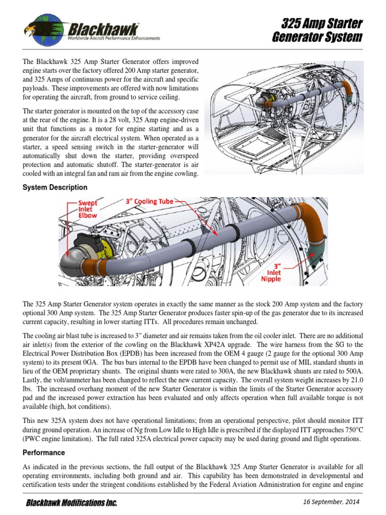 Blackhawk 325 Amp | PDF | Electric Generator | Takeoff