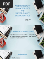 8 Dimensions of Quality | PDF