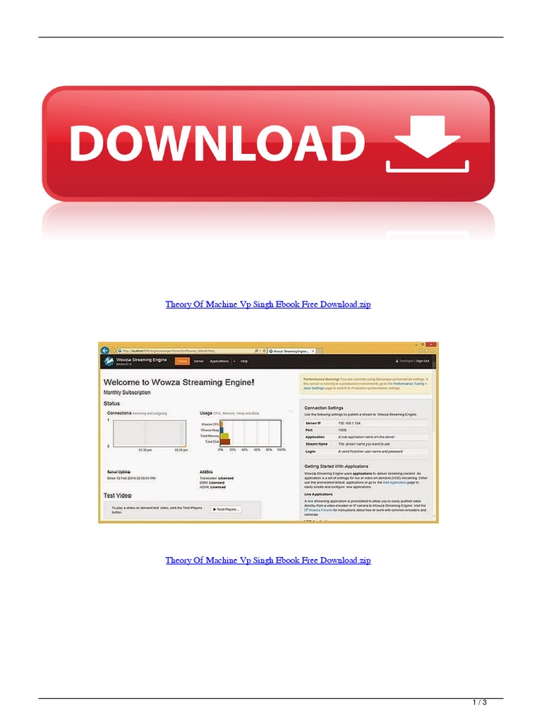 Theory of Machine VP Singh Ebook Free Downloadzip | PDF | Electronic ...