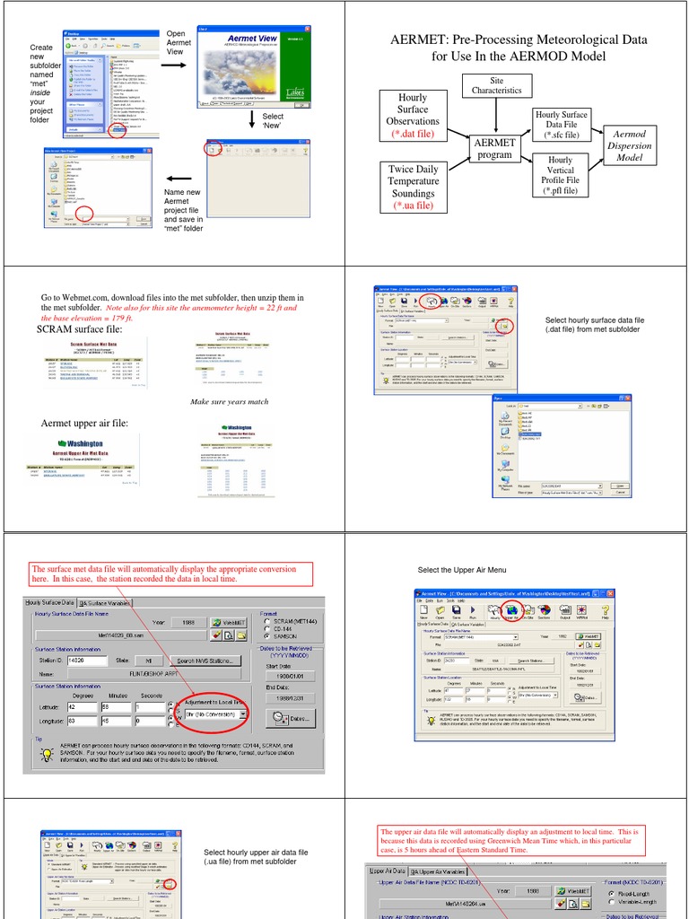 Aermet Aermod Tutorial | PDF | Wound | Menu (Computing)